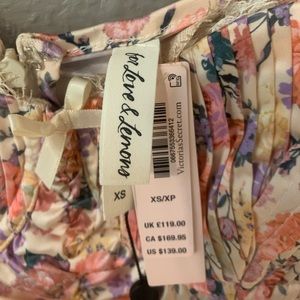 For Love And Lemons | Dresses | Nwt For Love And Lemons Mini Dress ...